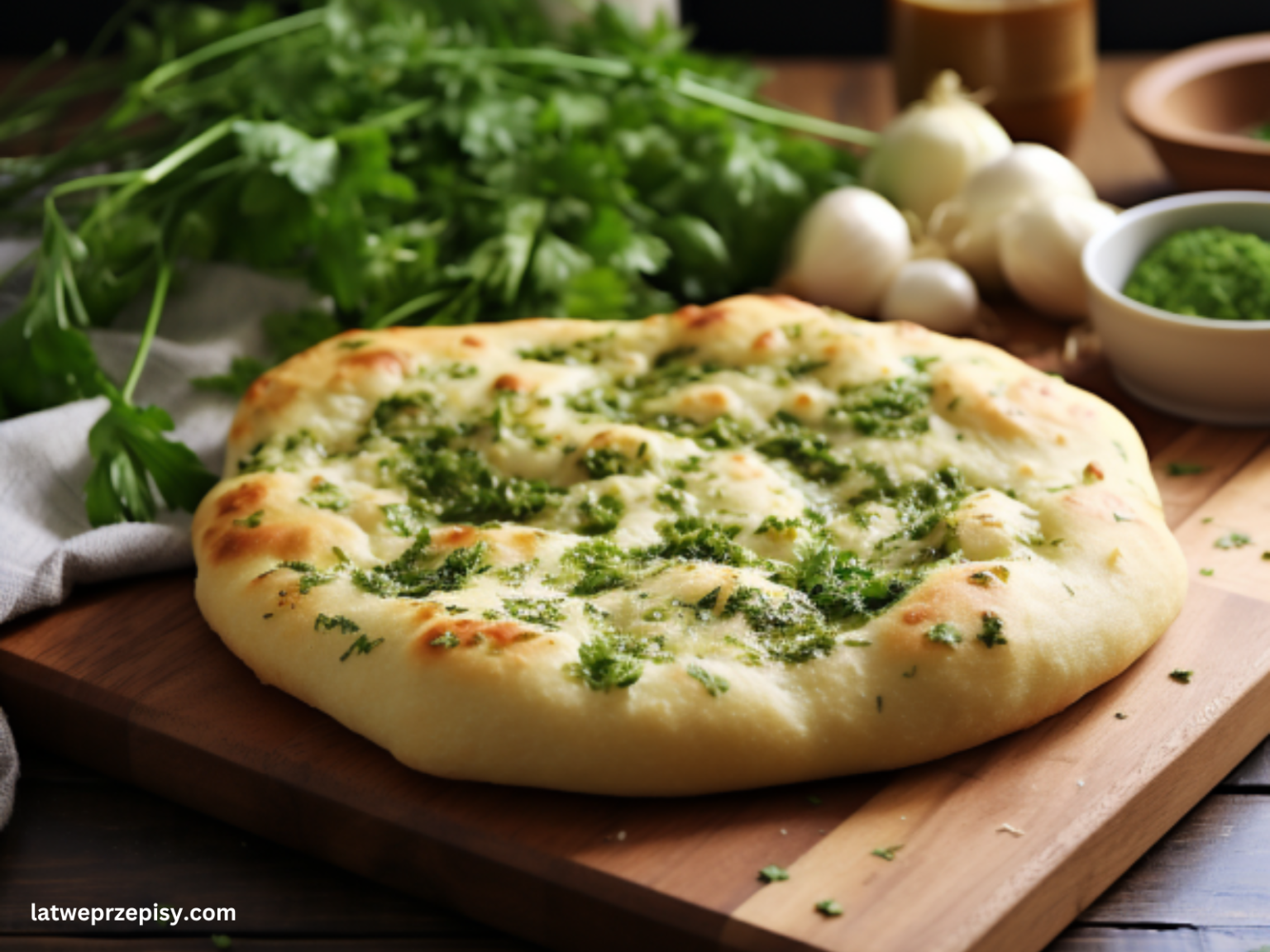 Chlebek Turecki - Bazlama - Łatwe Przepisy